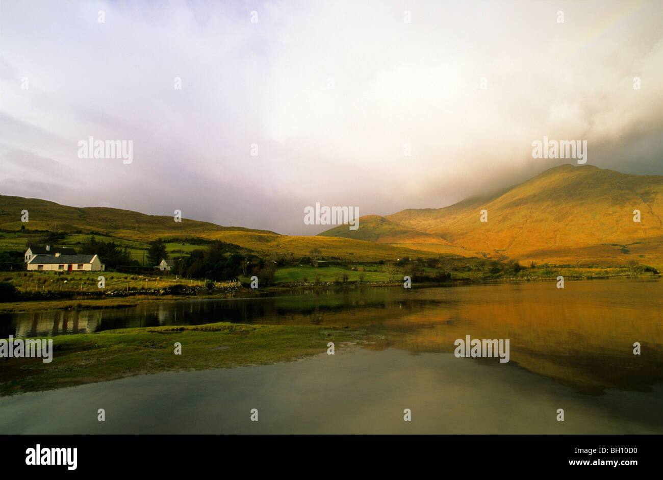 Europe, Great Britain, Ireland, Co. Galway, Connemara, Killary Bay ...