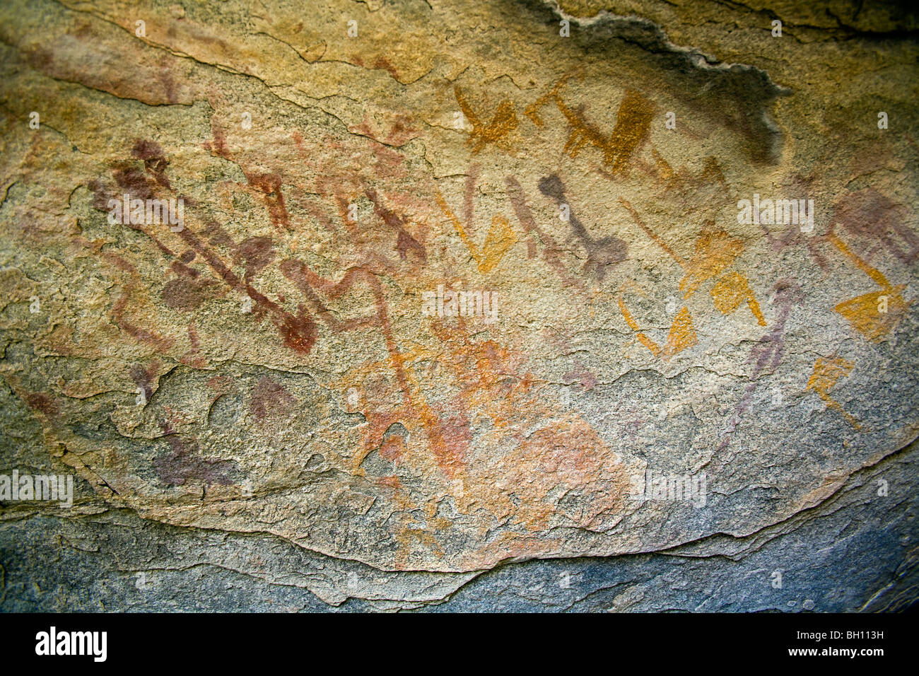 Prehistorical cave paintings in Latmos Mountains, Bafa Lake National ...