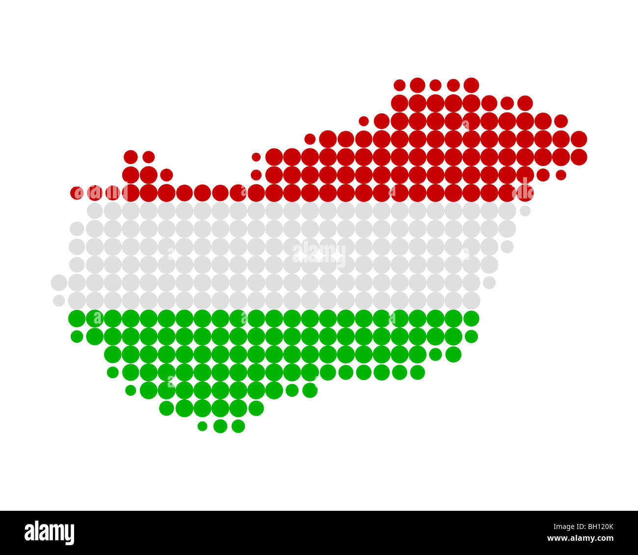 Map and flag of Hungary Stock Photo - Alamy