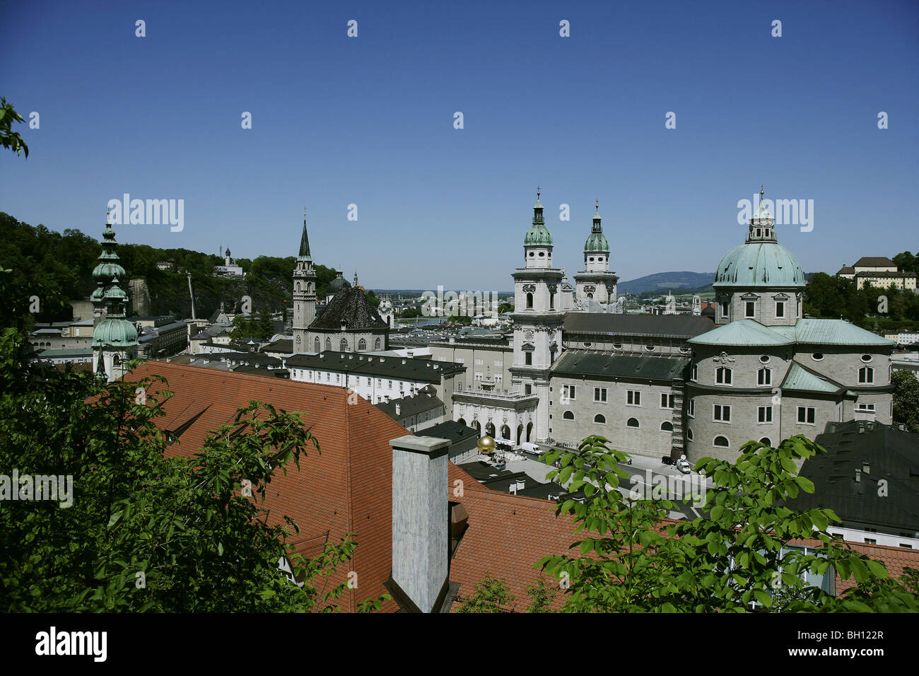 View of Salzburg Cathedral, Domplatz, Salzburg, Austria Stock Photo - Alamy