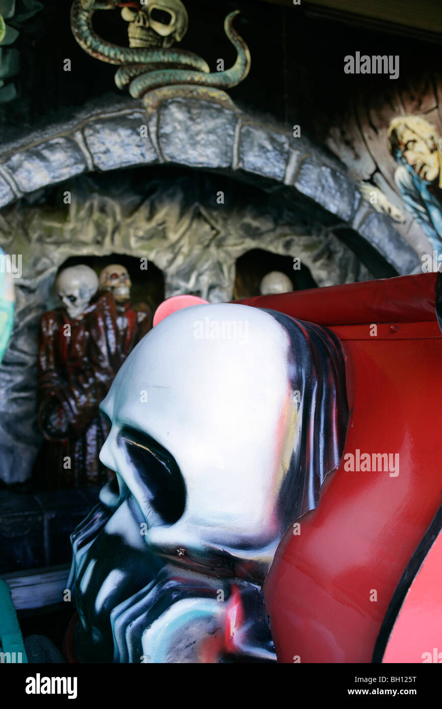 Ghost Train at the amusement park, Vienna Prater, Vienna, Austria Stock ...