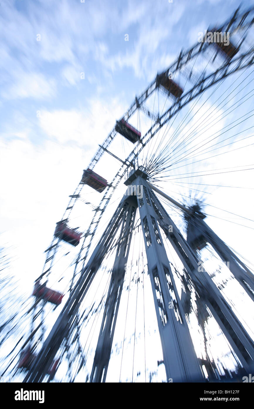 Detail of the Big Wheel, Vienna Prater, Amusement Park, Vienna, Austria ...