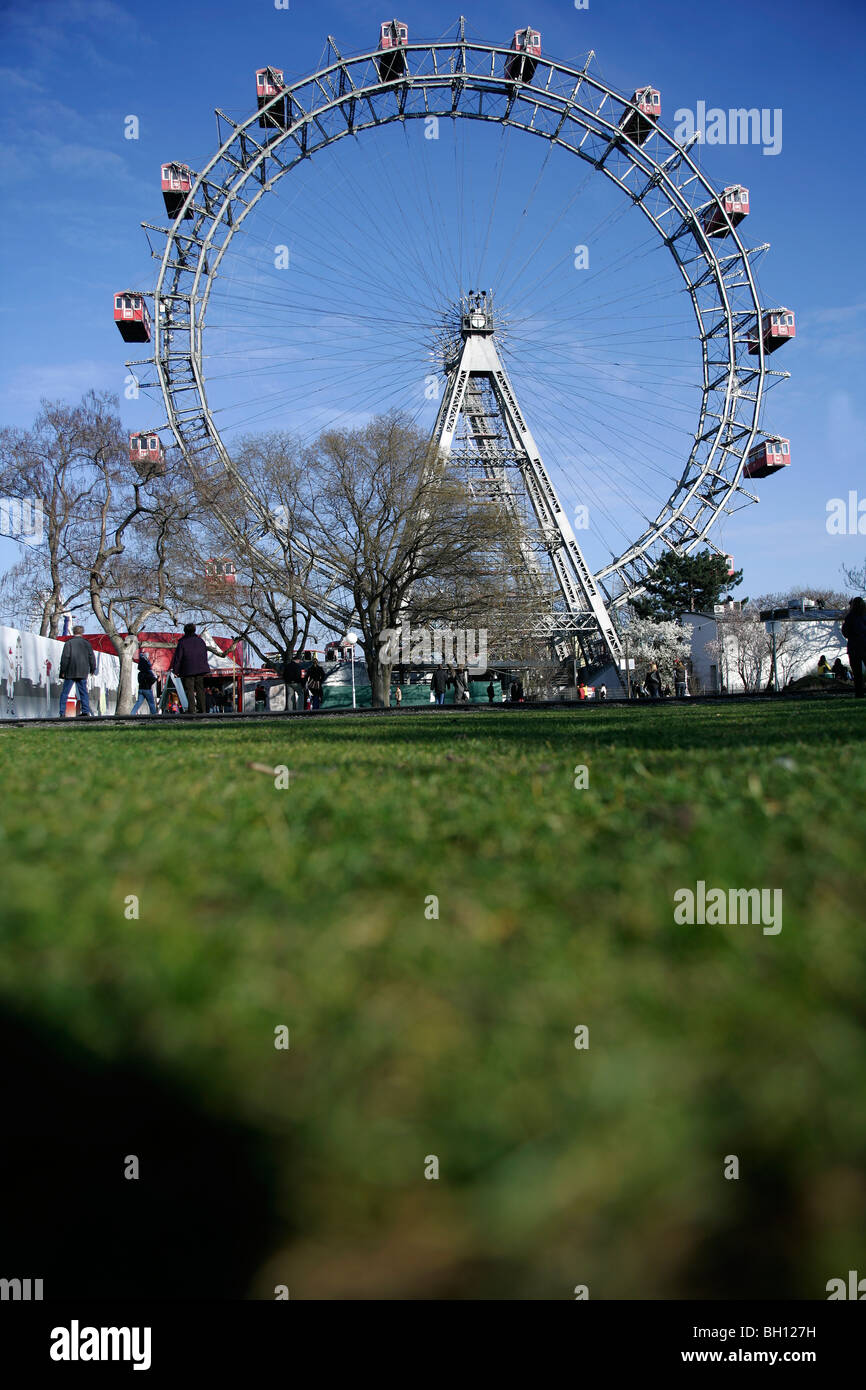 Big Wheel, Vienna Prater, Amusement Park, Vienna, Austria Stock Photo ...