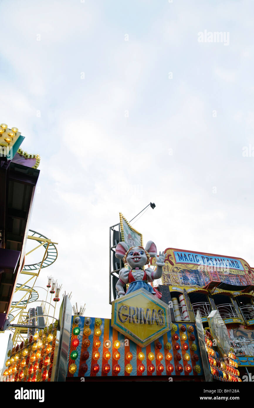 Carousel, Vienna Prater, Amusement Park, Vienna, Austria Stock Photo ...