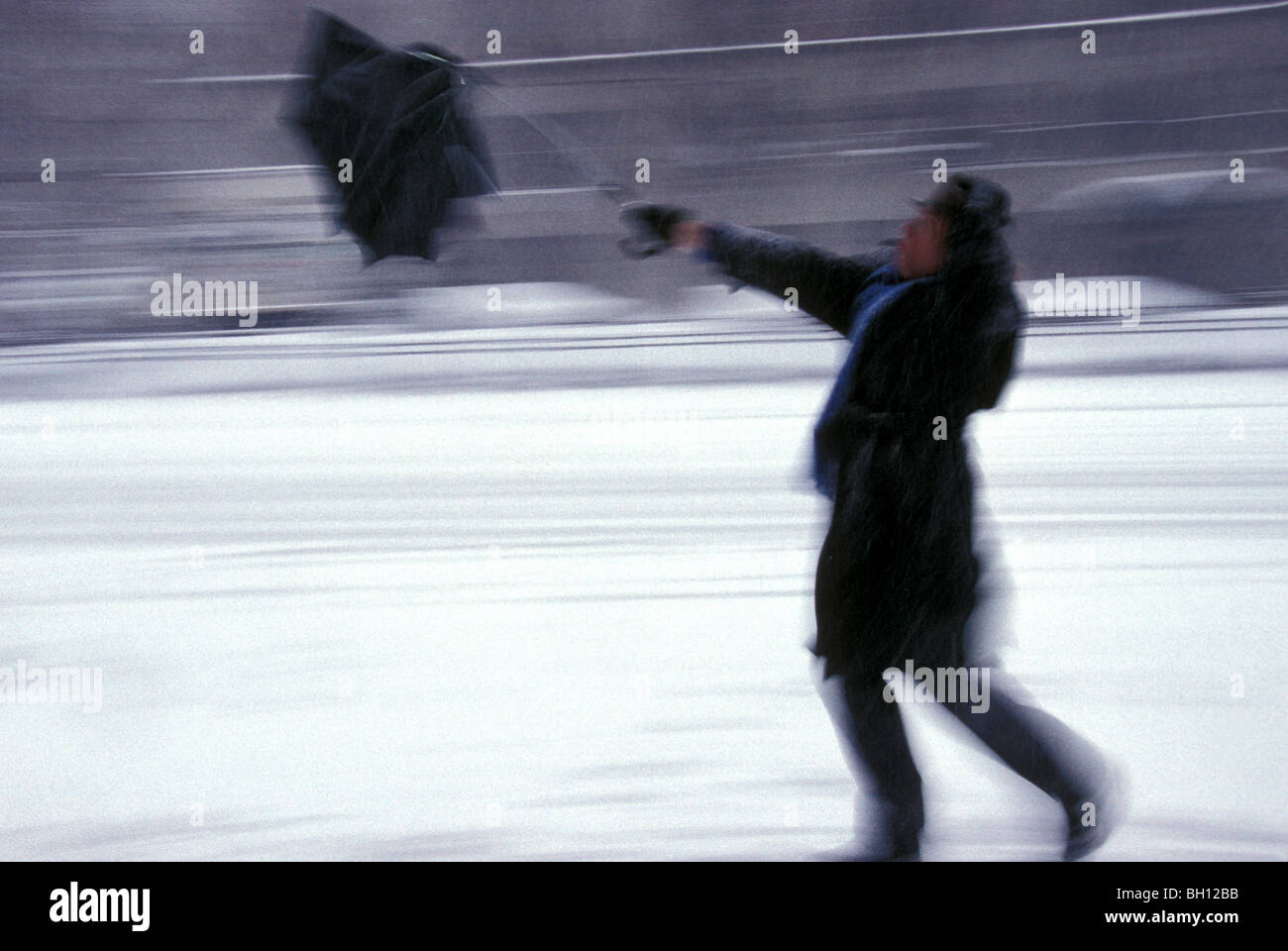 Windy weather hat hi-res stock photography and images - Alamy