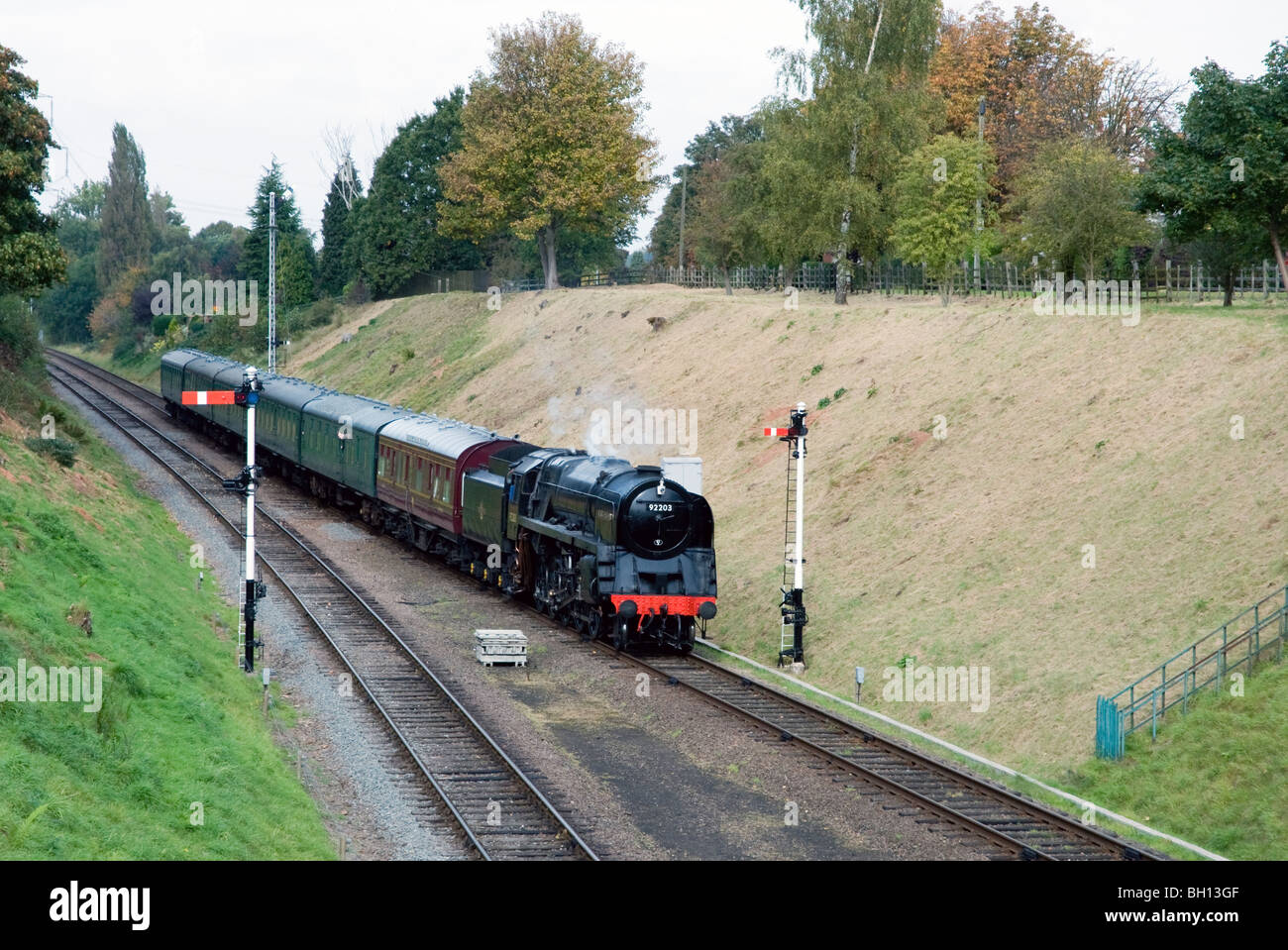 Class 9f locomotive hi-res stock photography and images - Alamy