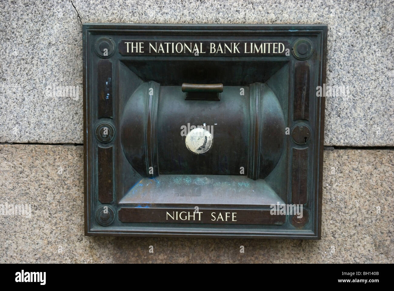 Bank wall night safe hi-res stock photography and images - Alamy