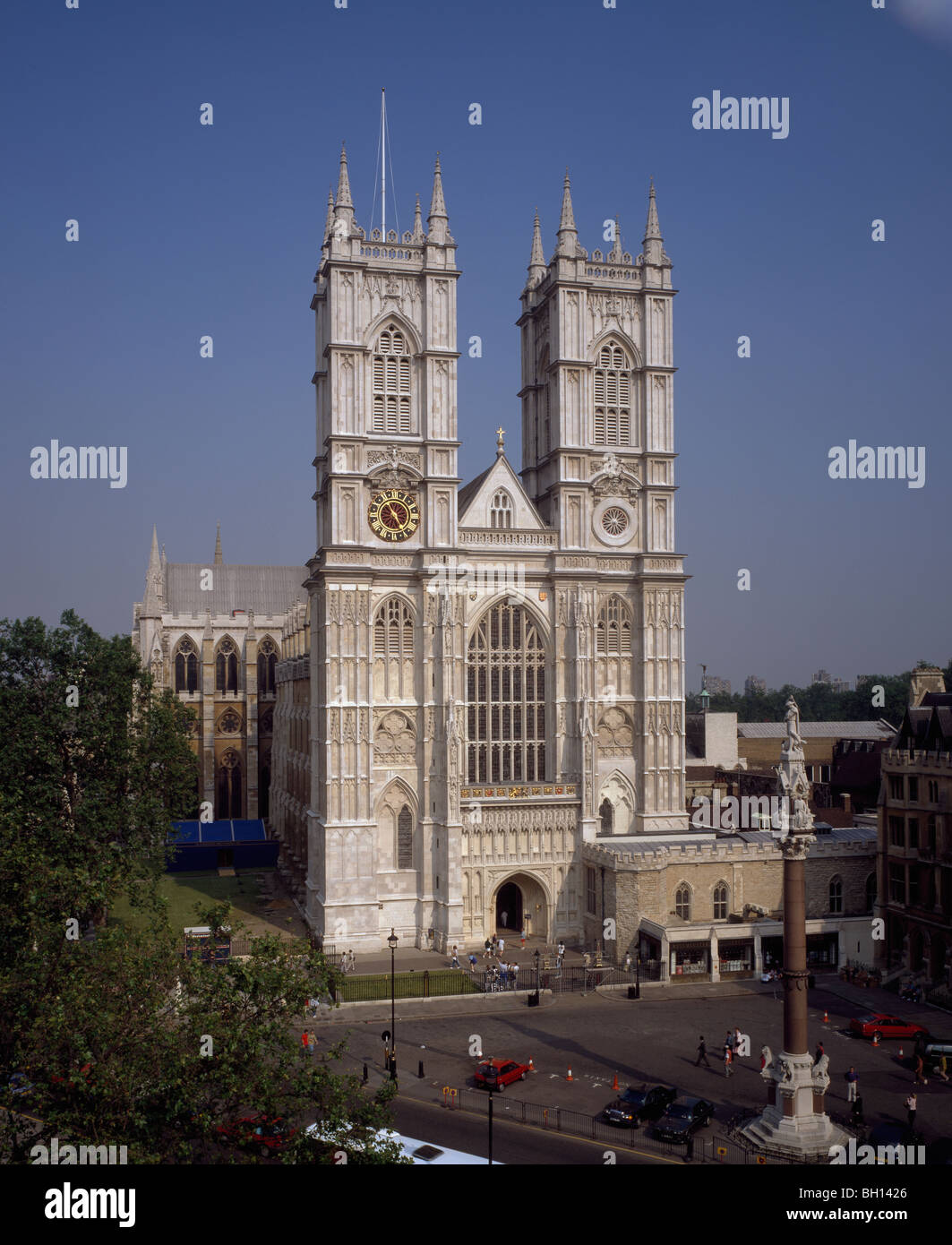 Westminster Abbey London England west front designed by Nicholas ...
