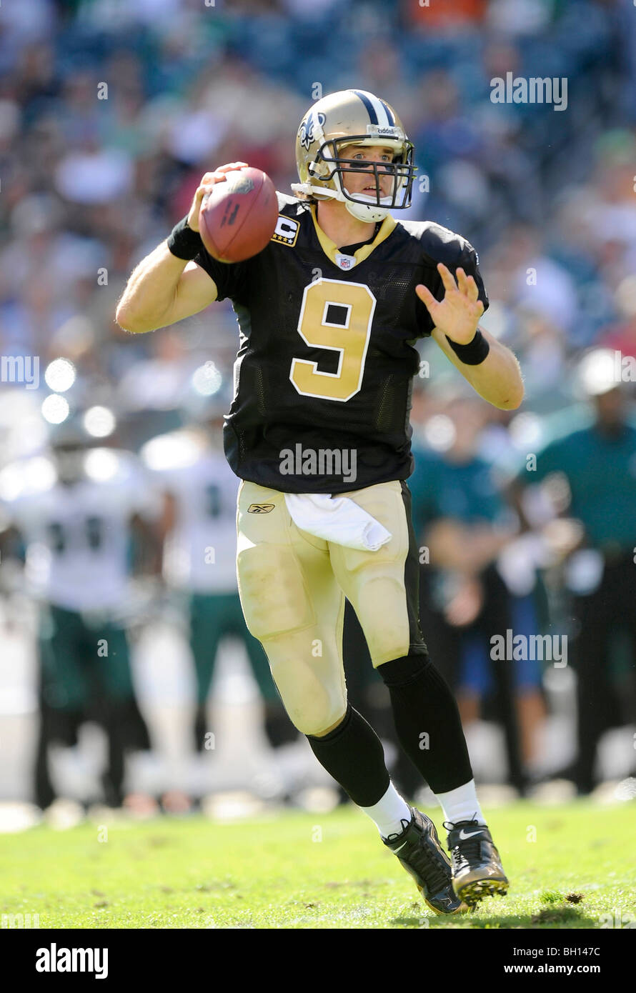 Drew Brees #9 of the New Orleans Saints Stock Photo - Alamy