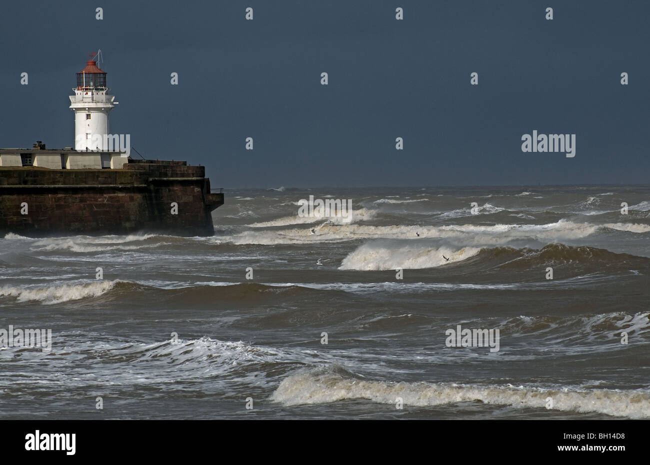 Perch Rock Lighthouse, New Brighton, Wirral UK Stock Photo - Alamy