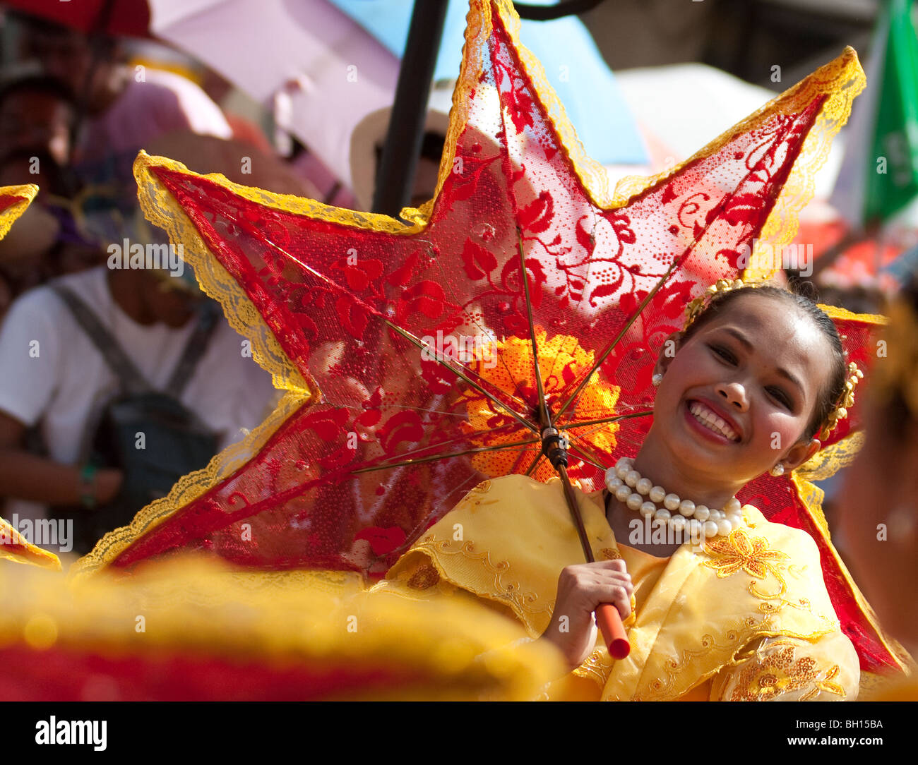 dancers in Sinulog festival,cebu city, philippines Stock Photo - Alamy