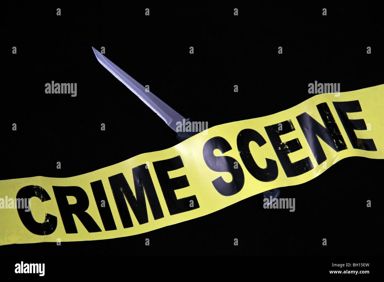 Crime scene tape cut out hi-res stock photography and images - Alamy