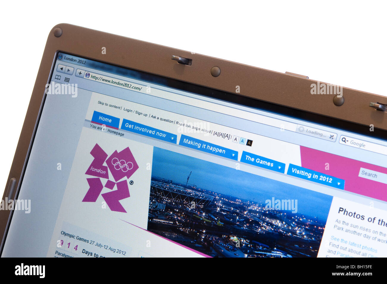 2012 london olympics site hi-res stock photography and images - Alamy