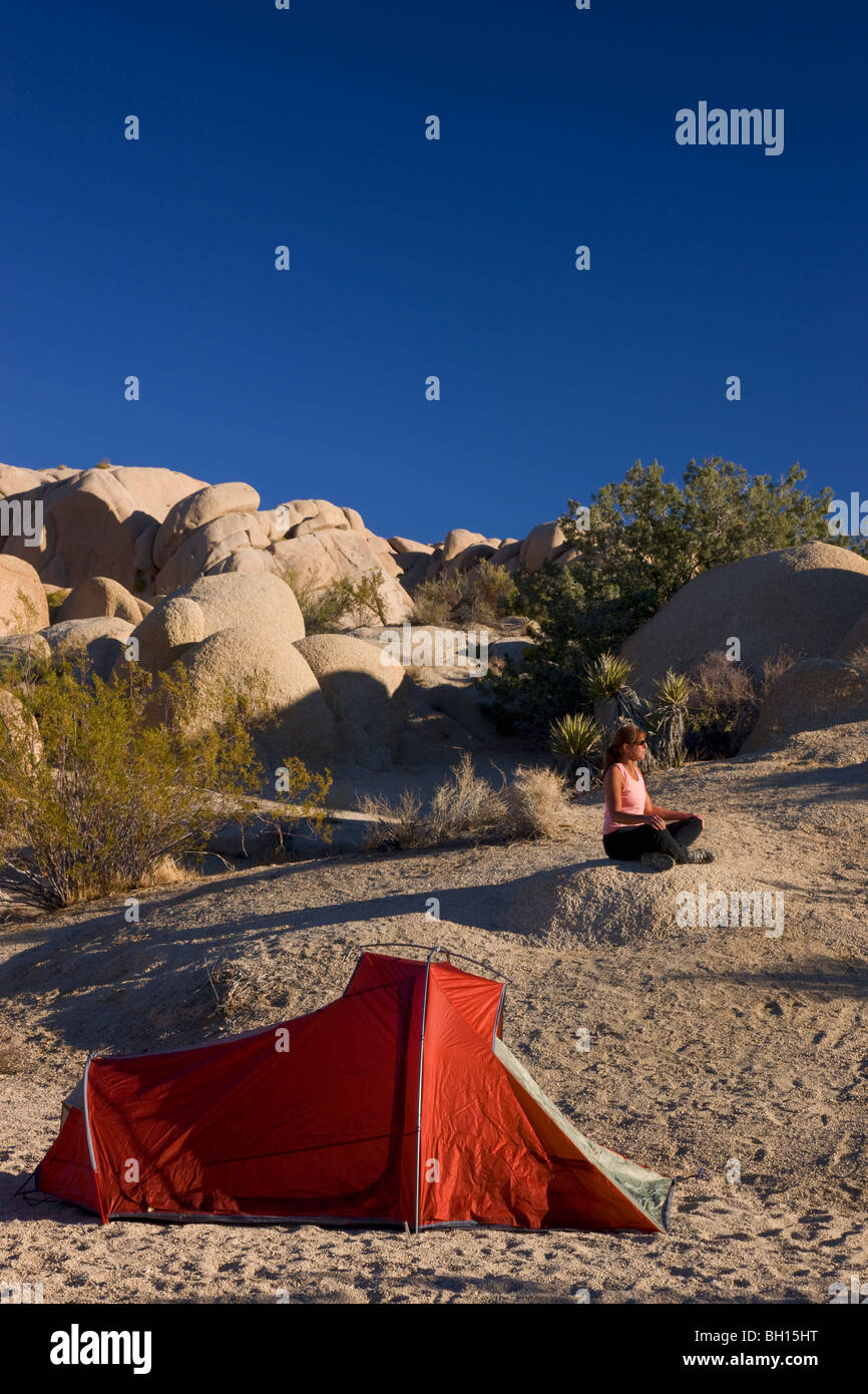Jumbo Rocks Campground, Joshua Tree National Park, California. (model ...