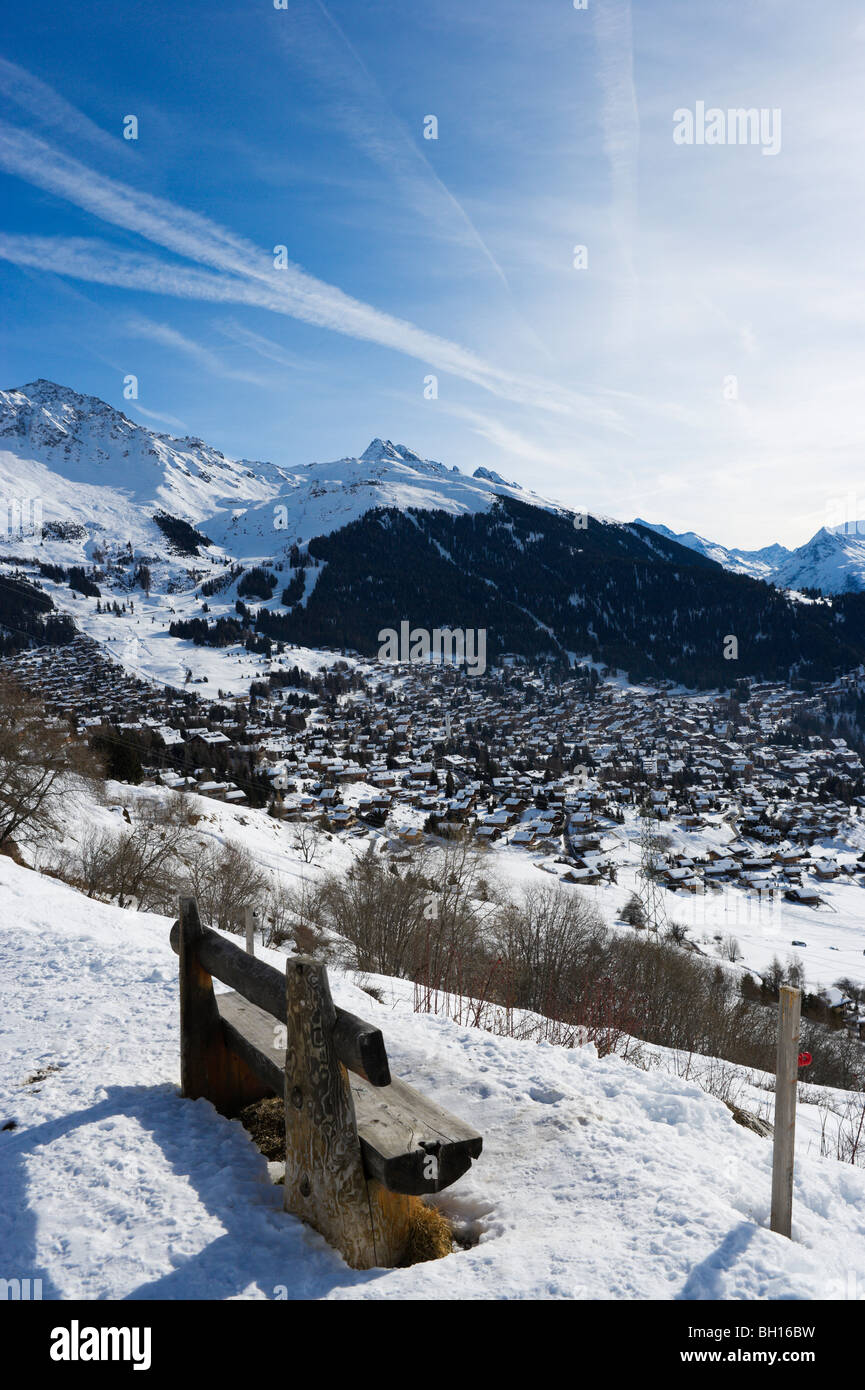 Bench over the alps hi-res stock photography and images - Alamy