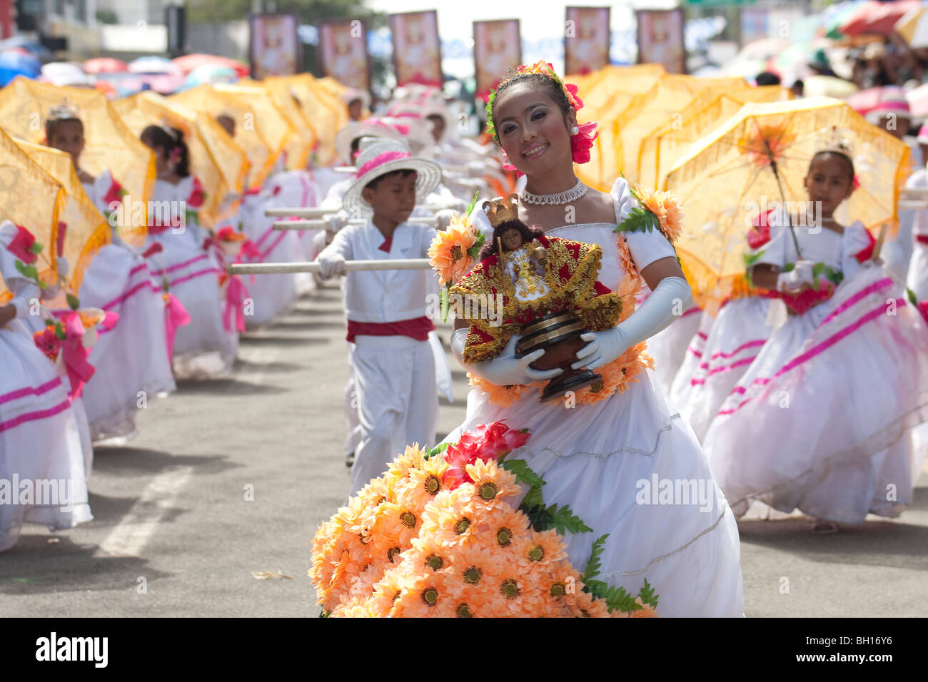 dancers in Sinulog festival,cebu city, philippines Stock Photo - Alamy