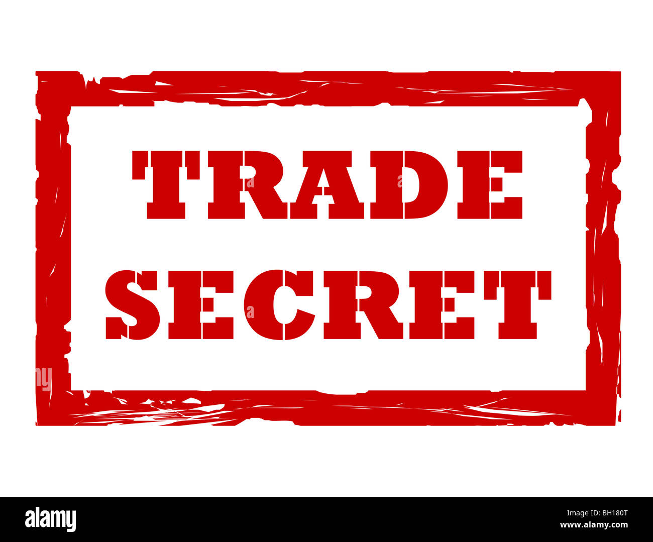 Used trade secret stamp isolated on white background Stock Photo - Alamy