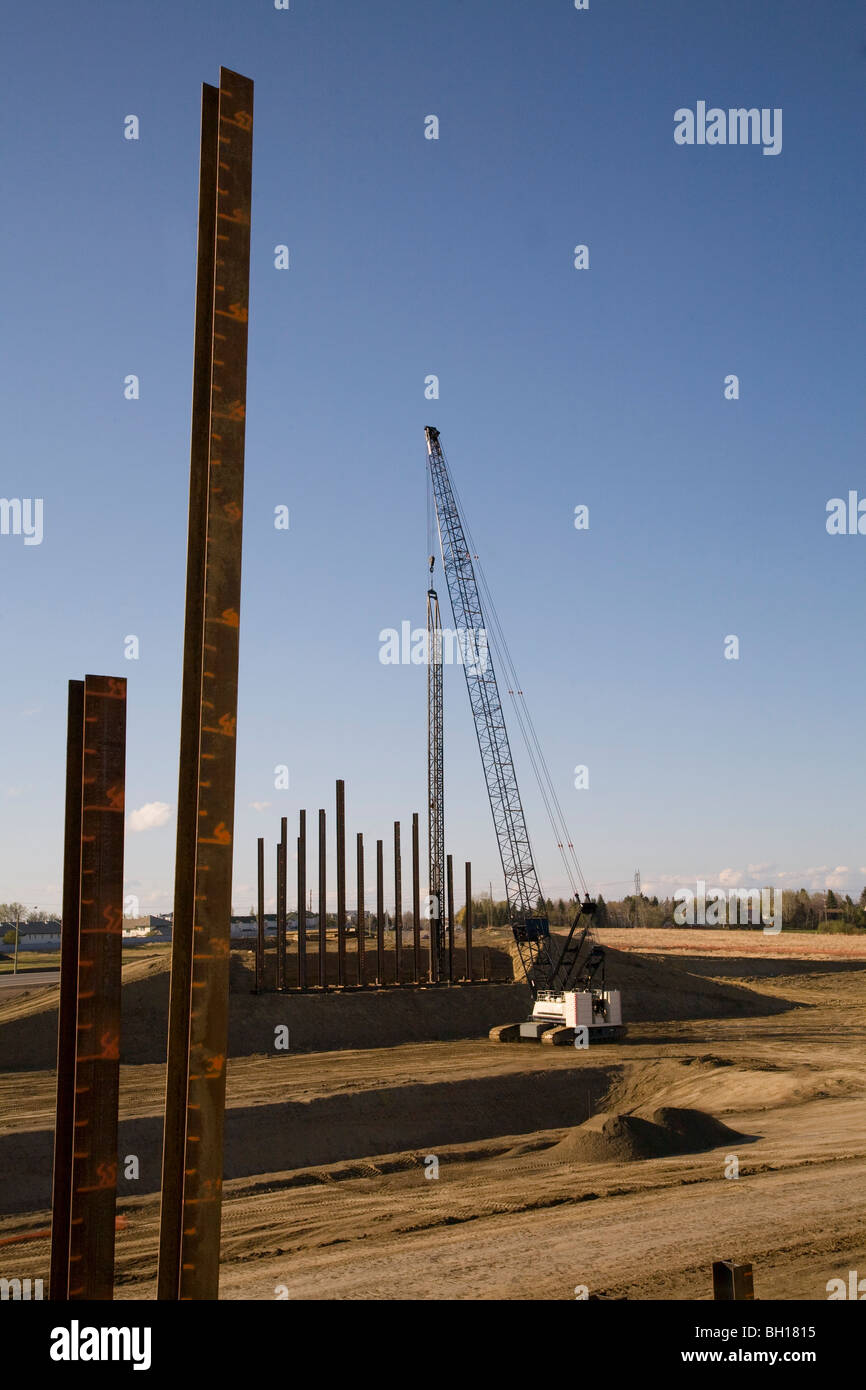 Heavy road construction equipment Stock Photo - Alamy