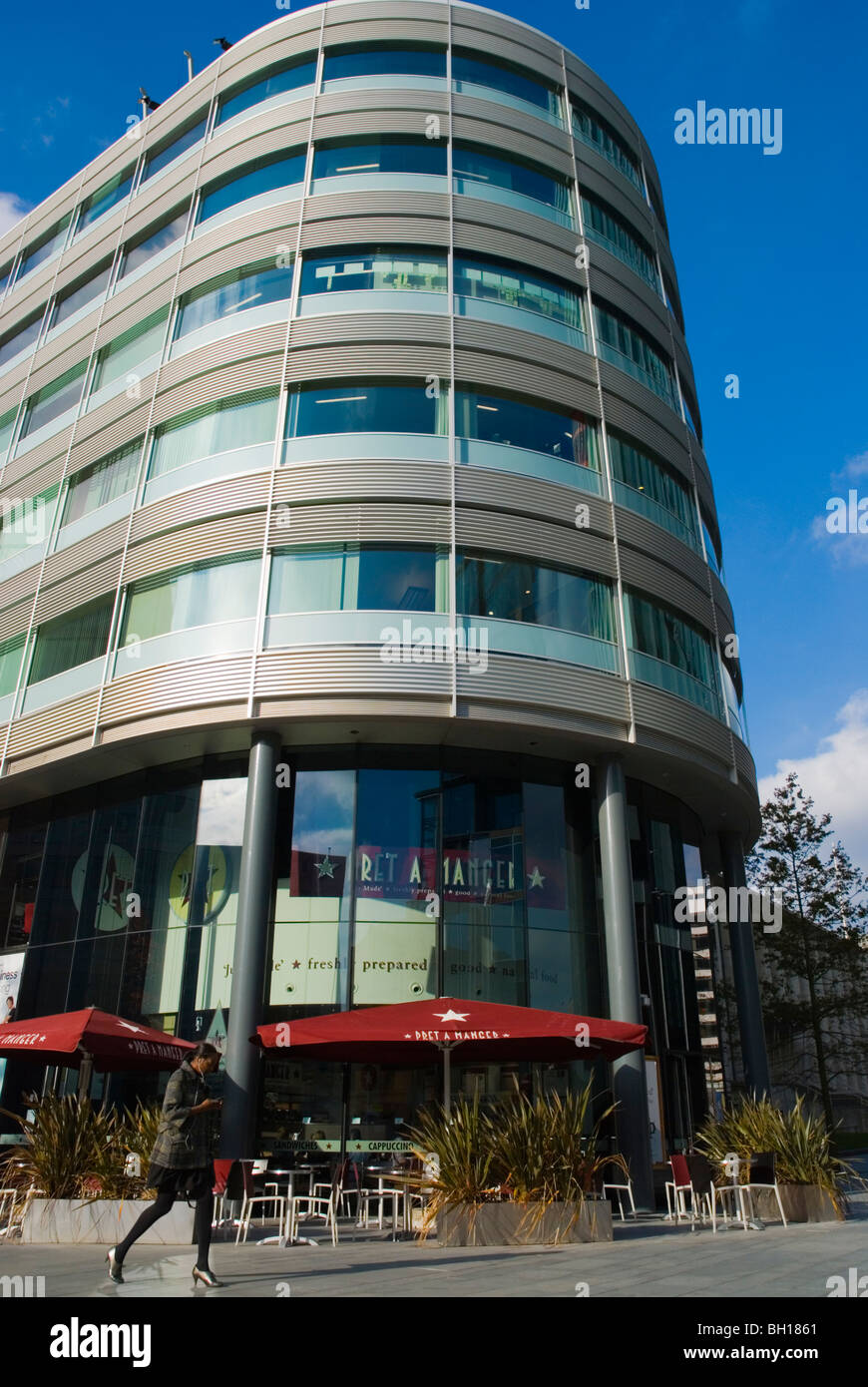 Spinningfields district central Manchester England UK Europe Stock ...