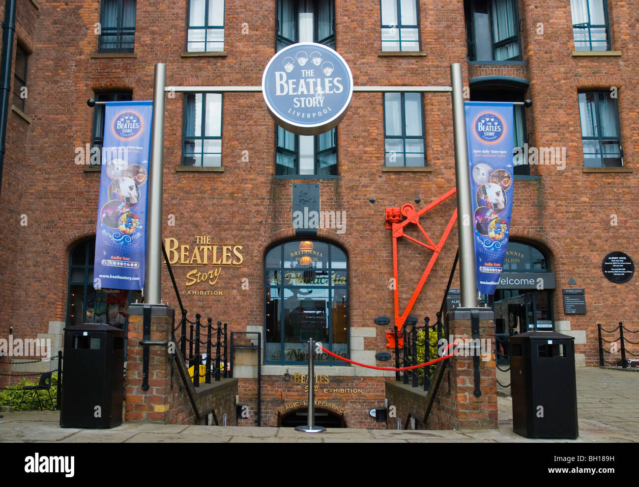 The Beatles Story exterior Albert Dock complex central Liverpool ...