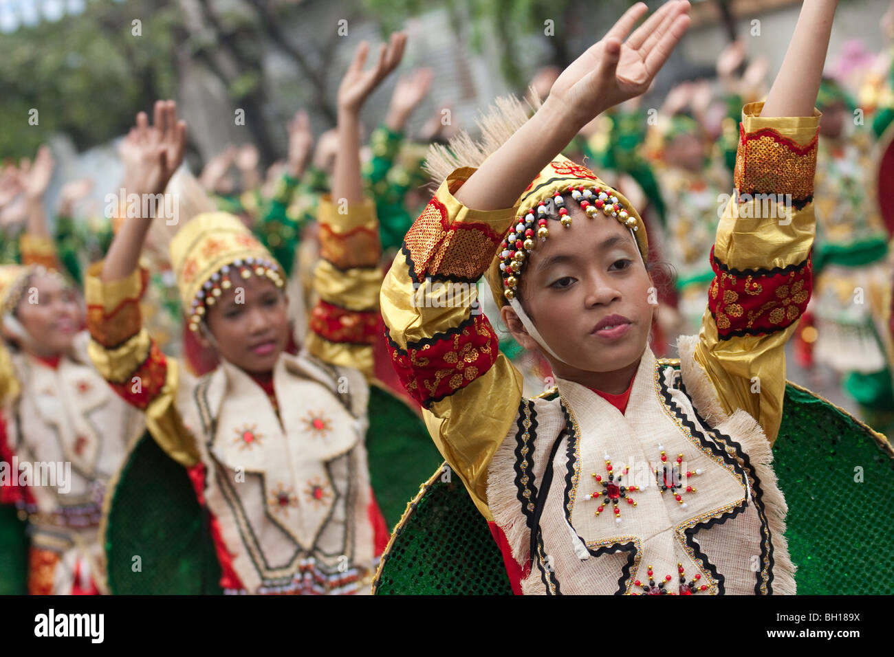 dancers in Sinulog festival,cebu city, philippines Stock Photo - Alamy
