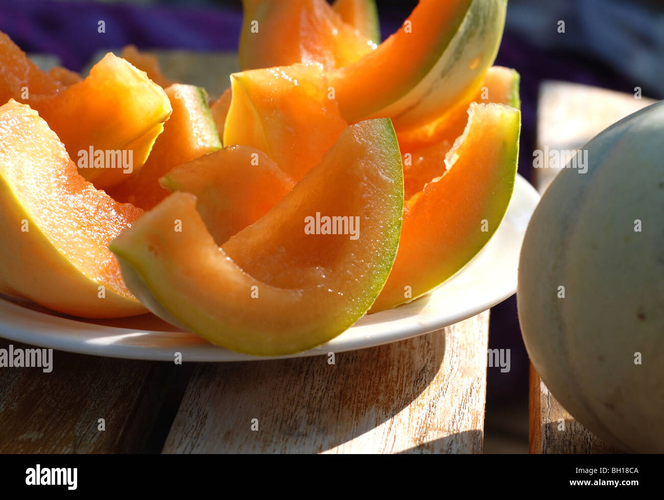 Melon slice hi-res stock photography and images - Alamy