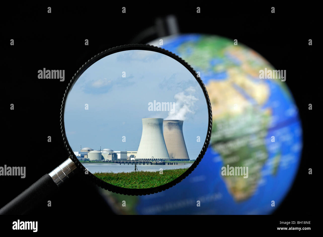Nuclear energy future illuminated hi-res stock photography and images ...