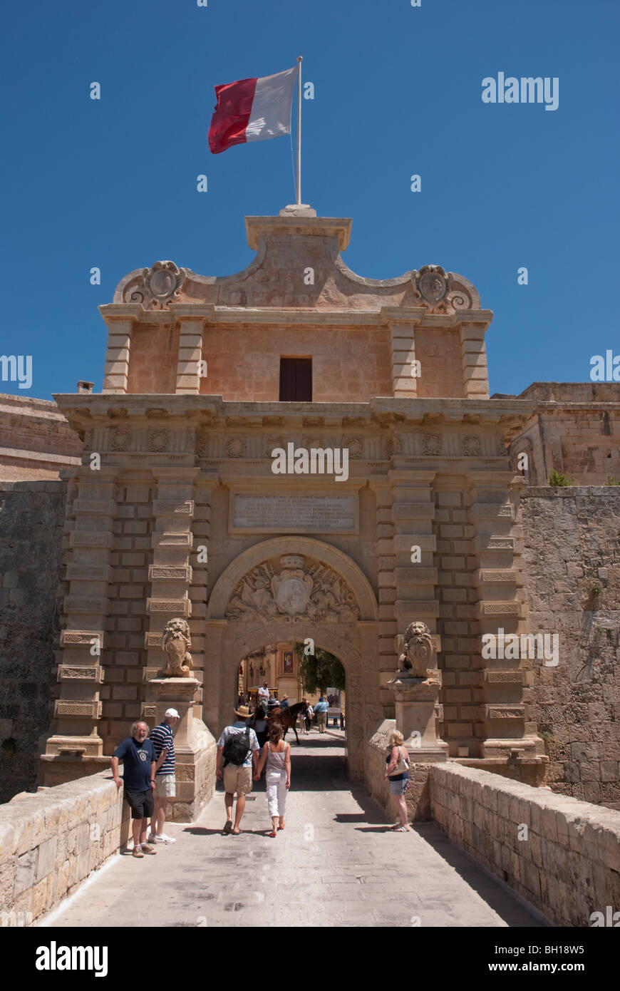 Mdina medieval walled city hi-res stock photography and images - Alamy
