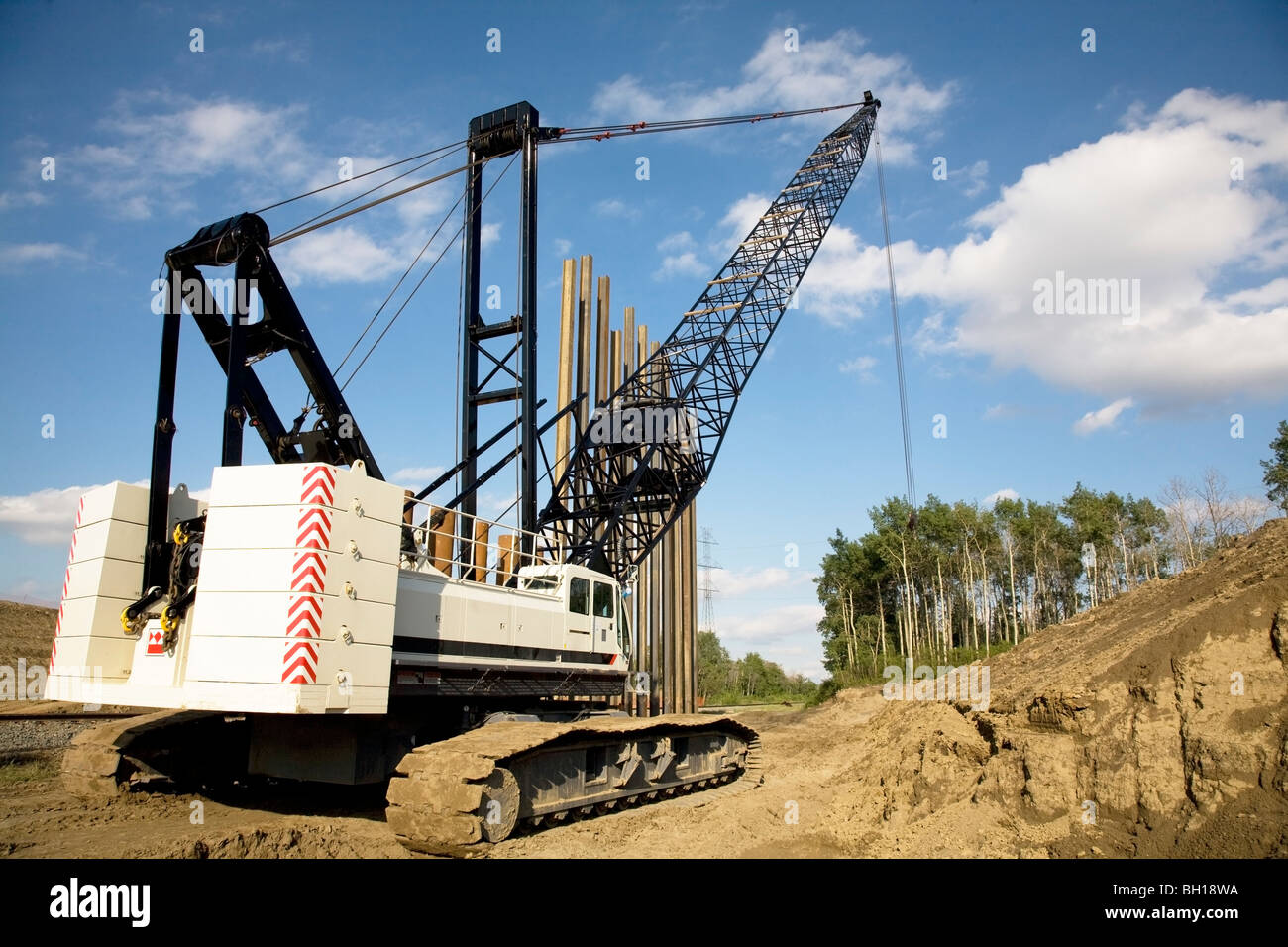 Heavy road construction equipment Stock Photo - Alamy