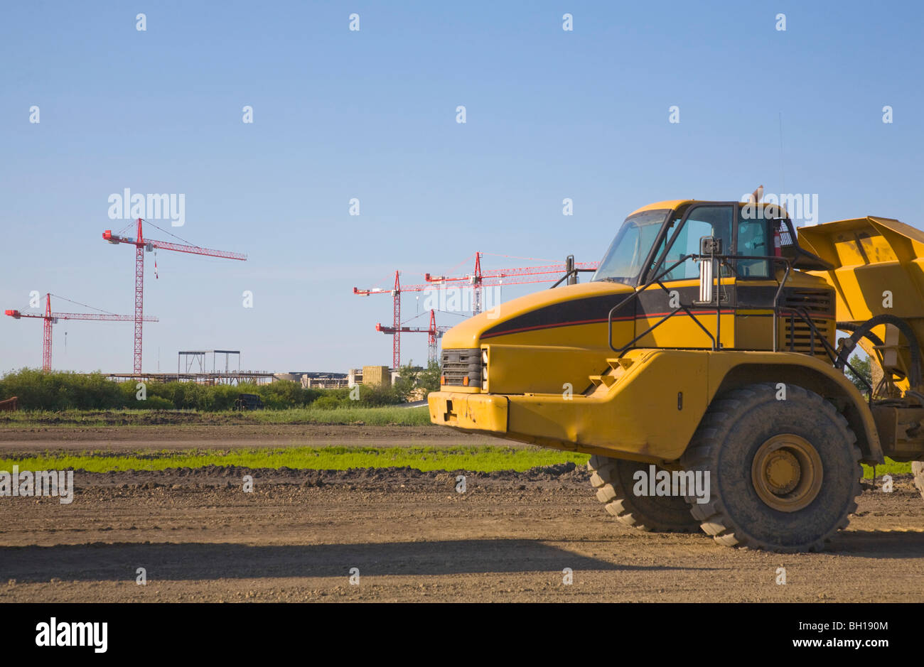 Heavy road construction equipment Stock Photo - Alamy