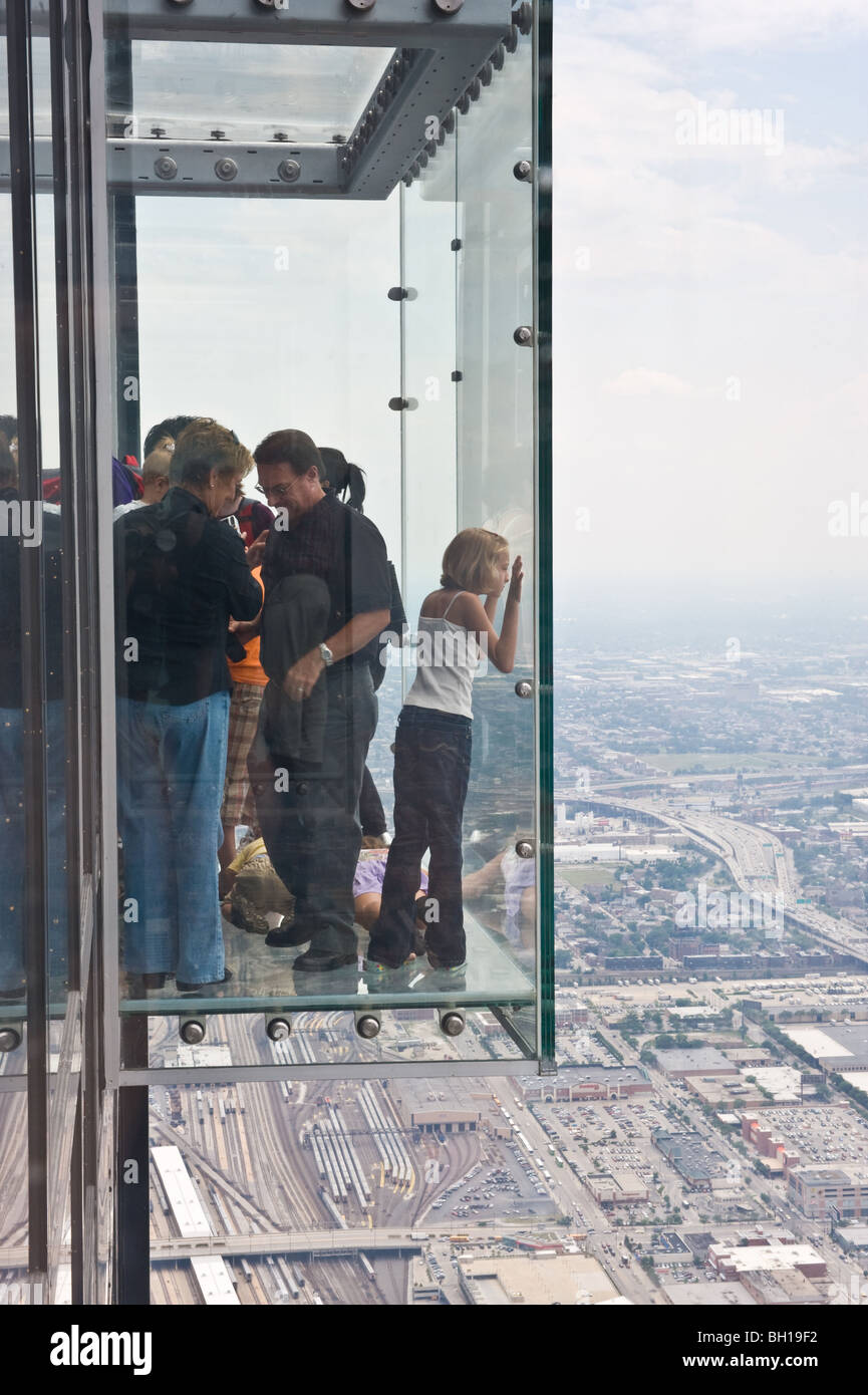 Willis Tower (formerly Sears Tower) in Chicago Illinois, the tallest ...