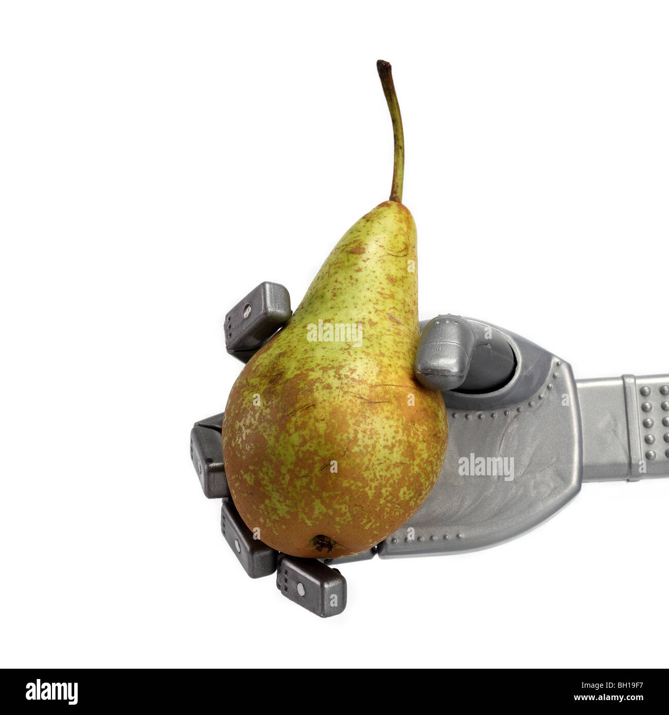 Pear Robot grab food hand arm fingers finger hold holding delicate ...