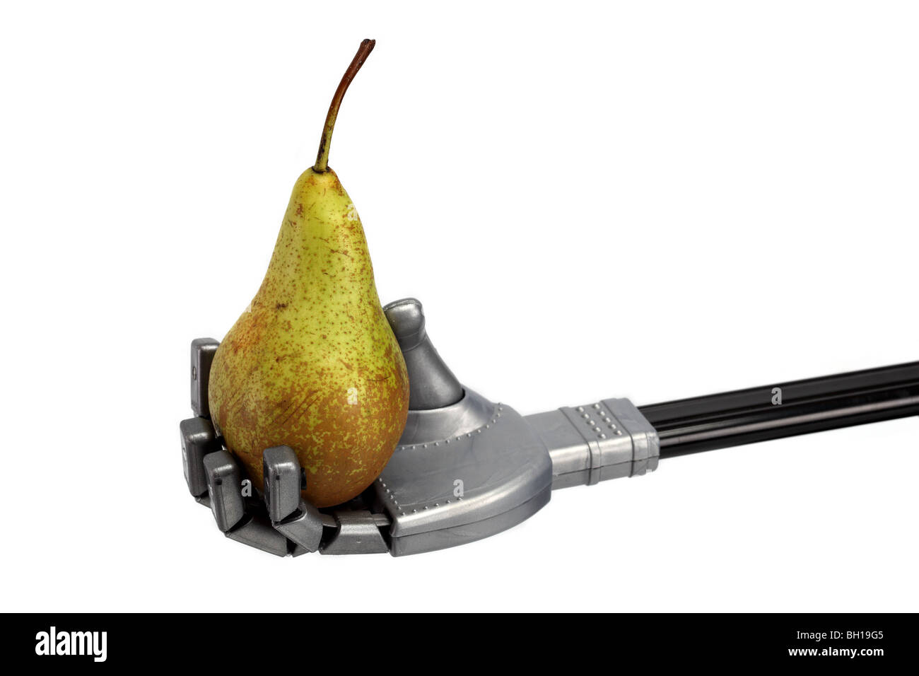 Pear Robot grab food hand arm fingers finger hold holding delicate ...