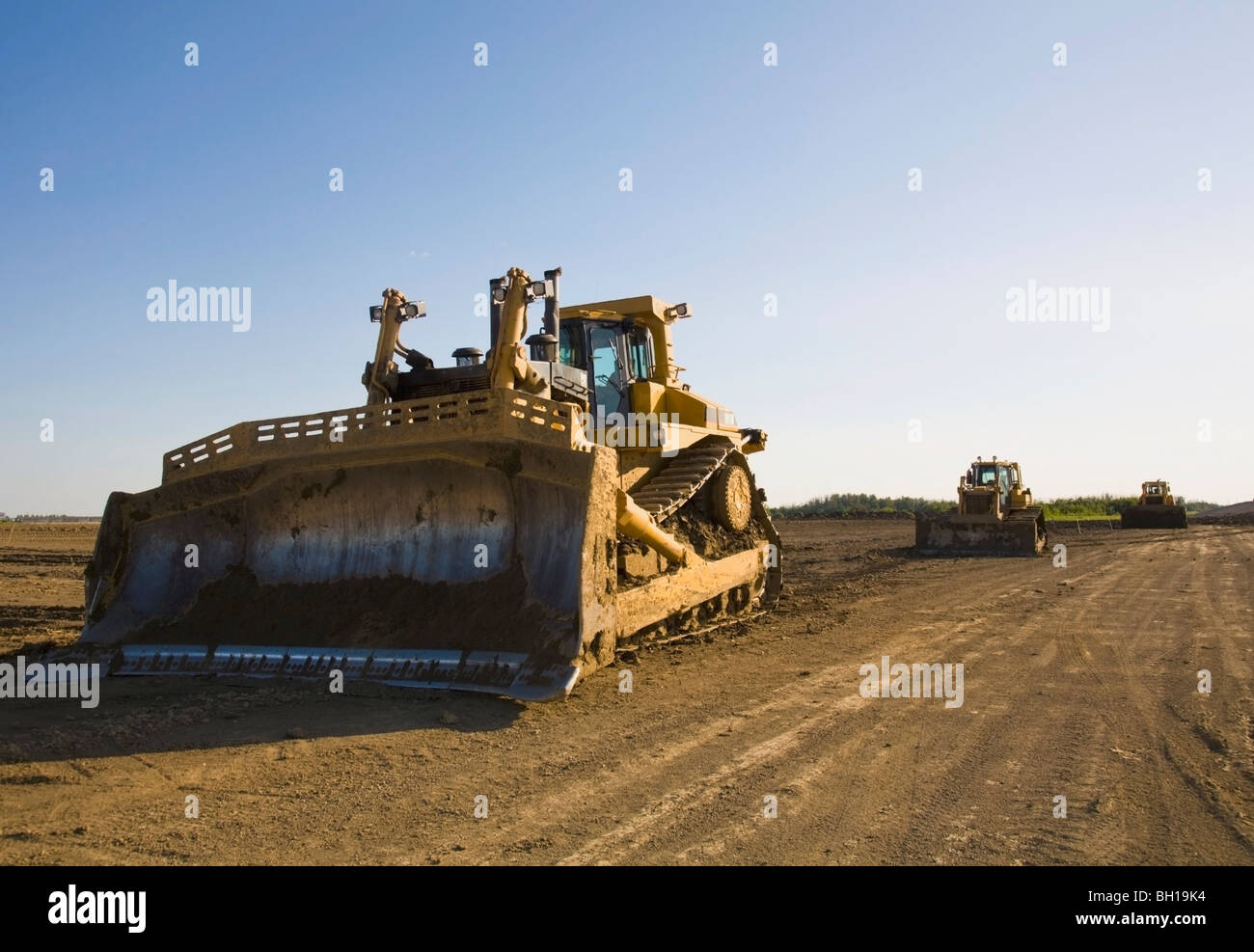Heavy road construction equipment Stock Photo - Alamy