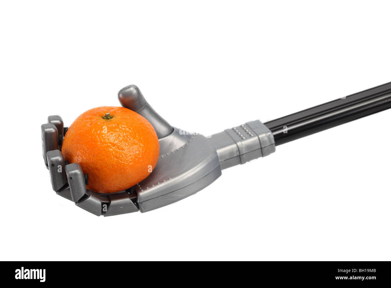 Mandarin Robot grab food hand arm fingers finger hold holding delicate ...