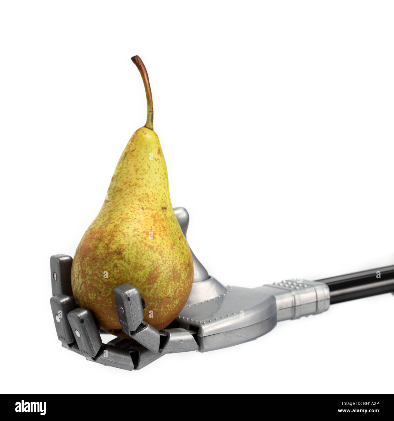 Pear Robot grab food hand arm fingers finger hold holding delicate ...