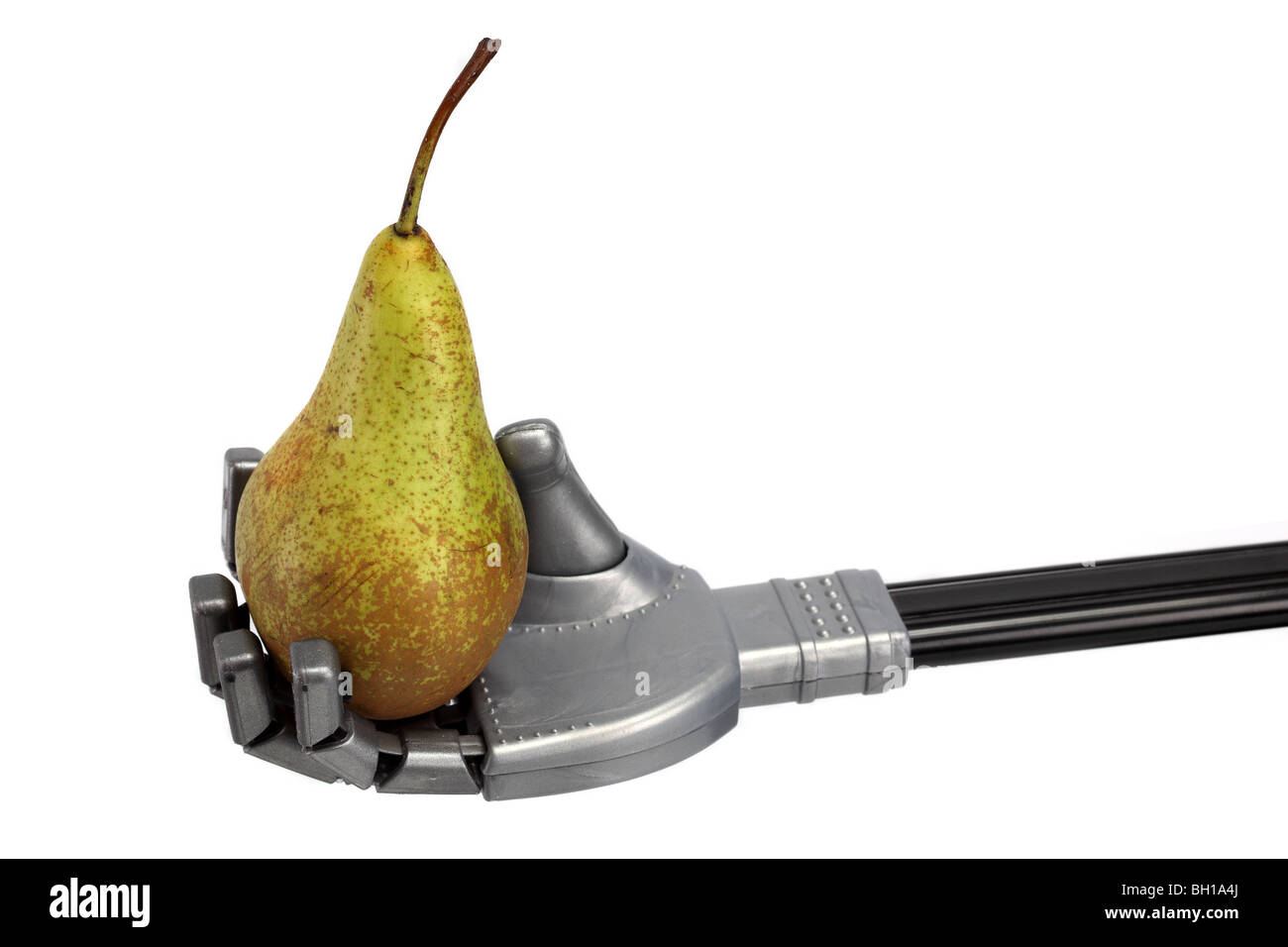 Pear Robot grab food hand arm fingers finger hold holding delicate ...