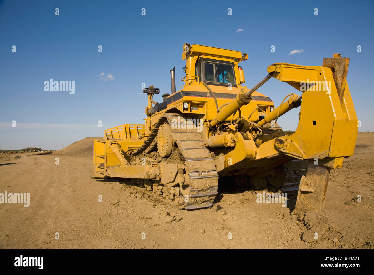 Heavy road construction equipment Stock Photo - Alamy