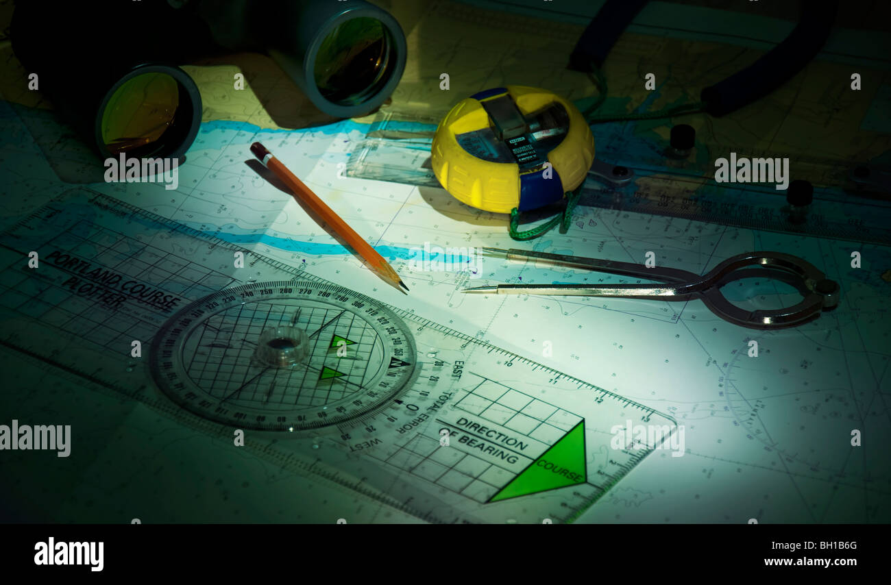 Plotting tools hi-res stock photography and images - Alamy