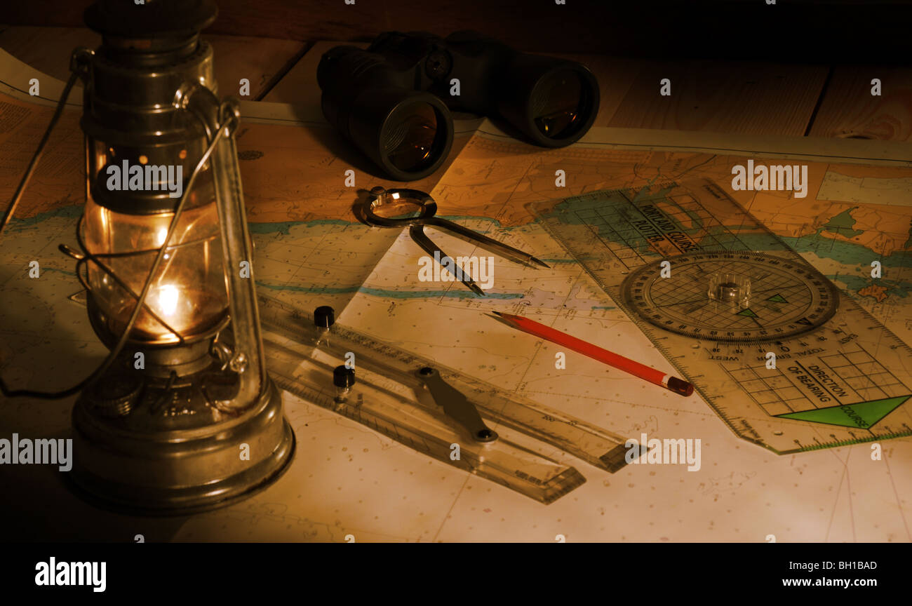 Plotting tools hi-res stock photography and images - Alamy