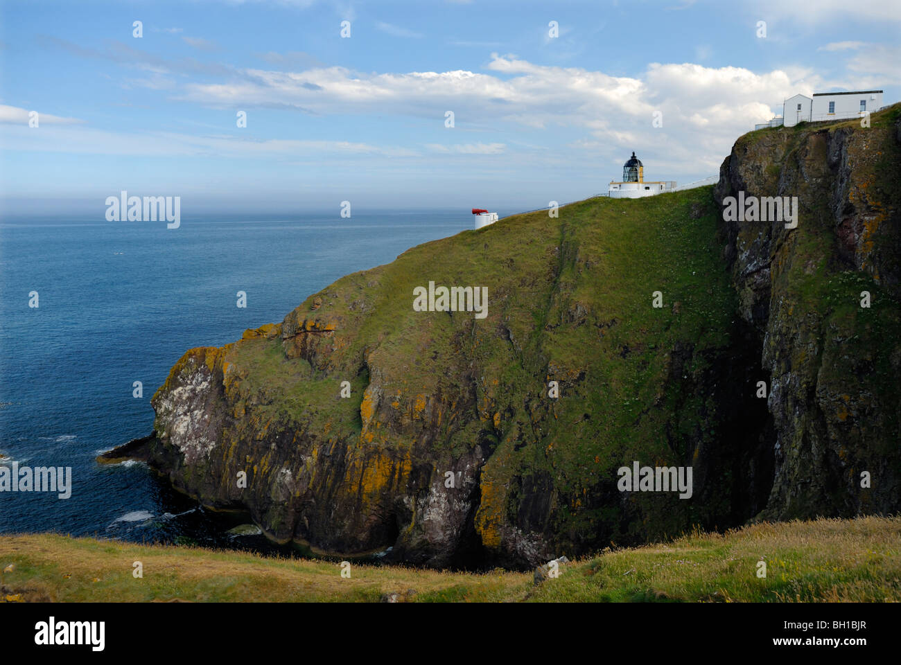 Lighthouse at St Abbs Head Scotland Stock Photo - Alamy