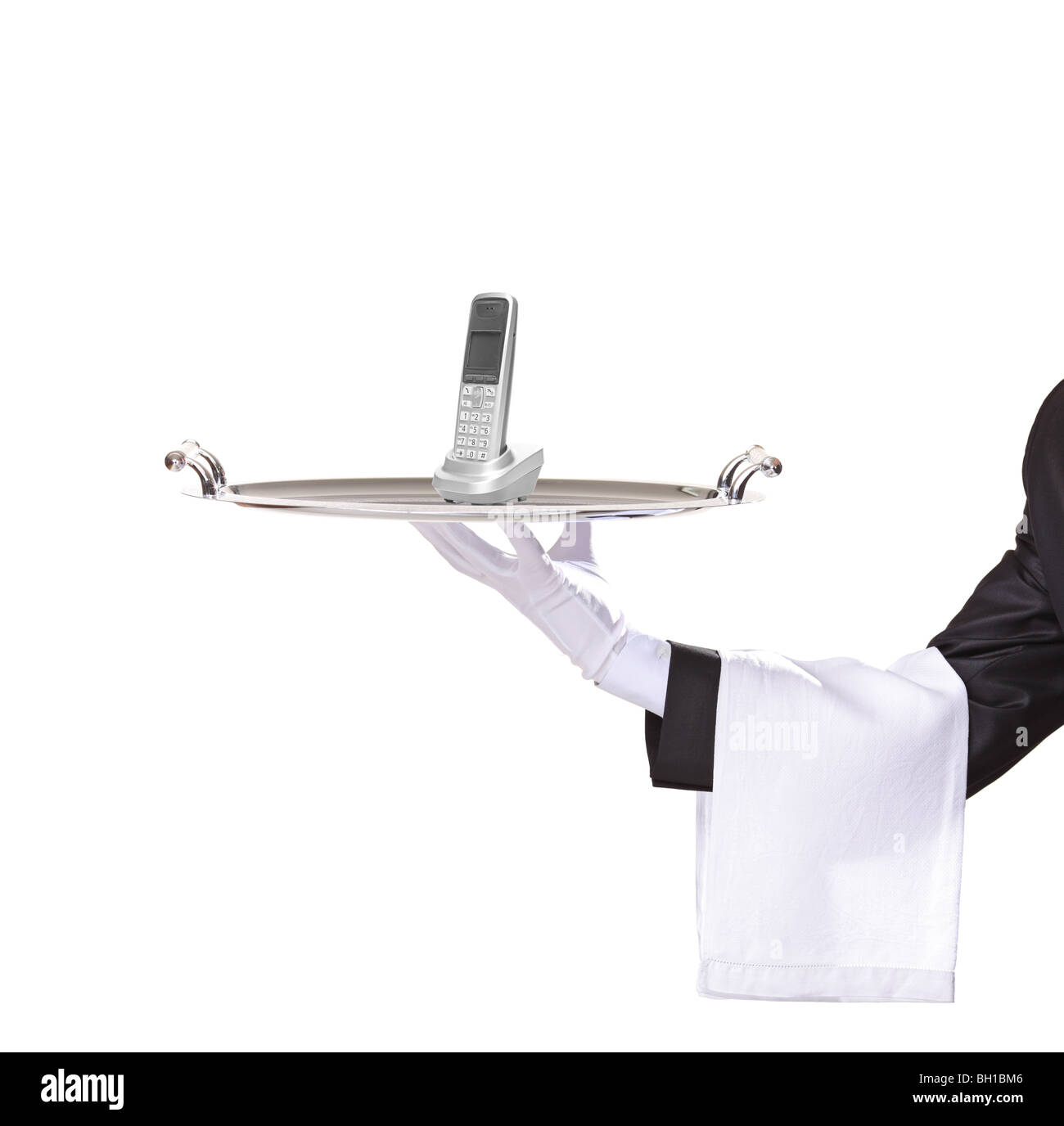 Hand on arm restaurant waiter hi-res stock photography and images - Alamy