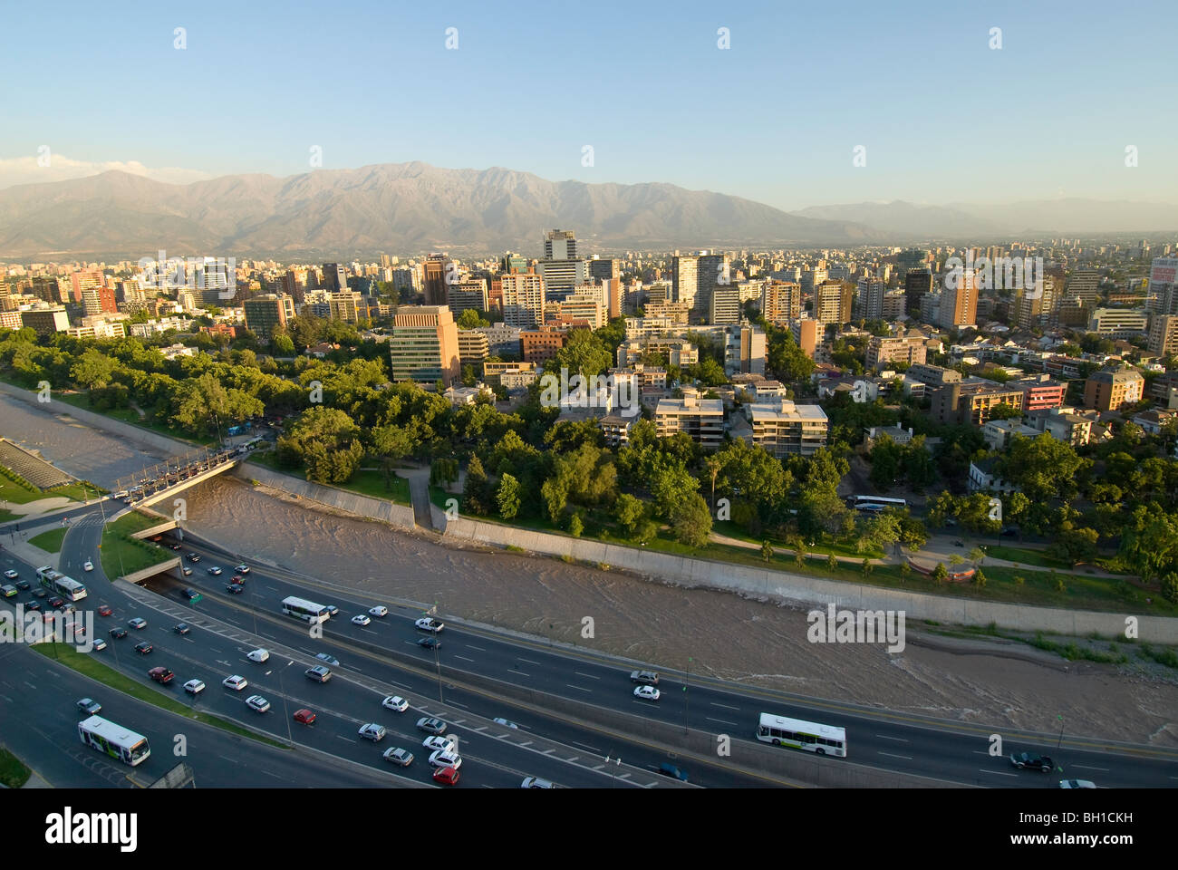 Chile's capital, Santiago, Chile Stock Photo - Alamy
