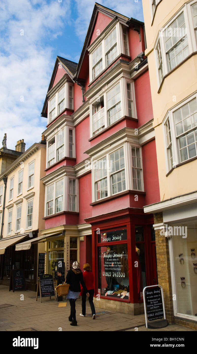 High Street central Oxford England UK Europe Stock Photo - Alamy