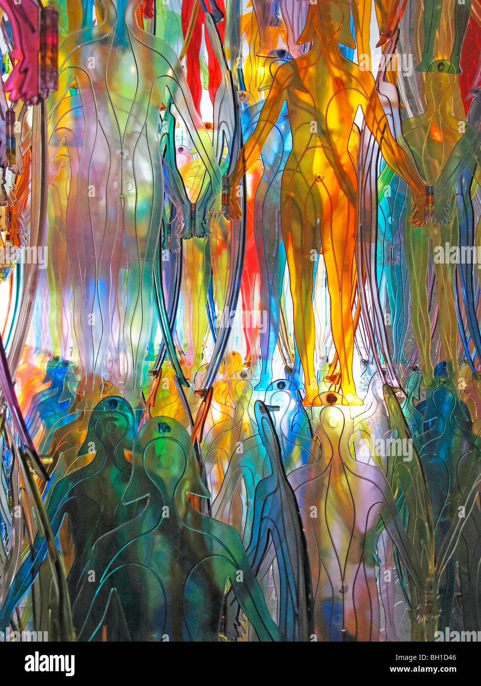 Human Structures by artist Jonathan Borofsky Stock Photo - Alamy