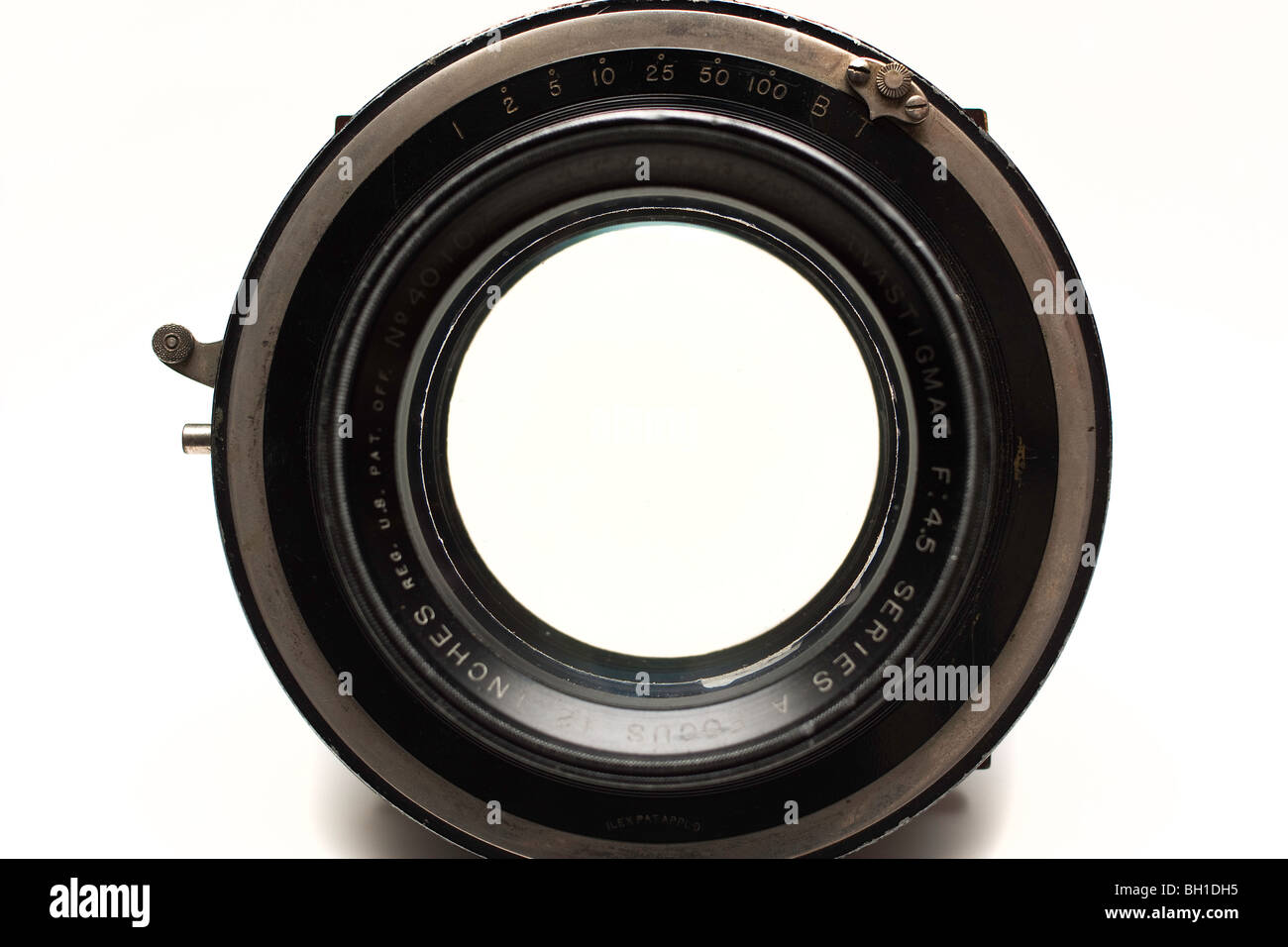 Photo of an antique lens Stock Photo - Alamy
