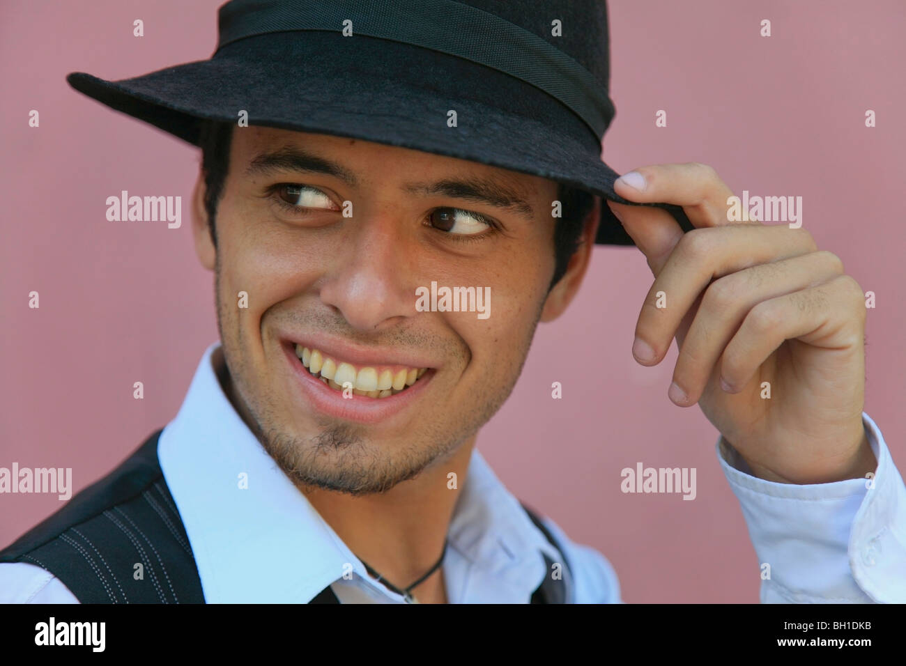 Male tango dancer, Caminito District of Buenos Aires, Argentina Stock ...