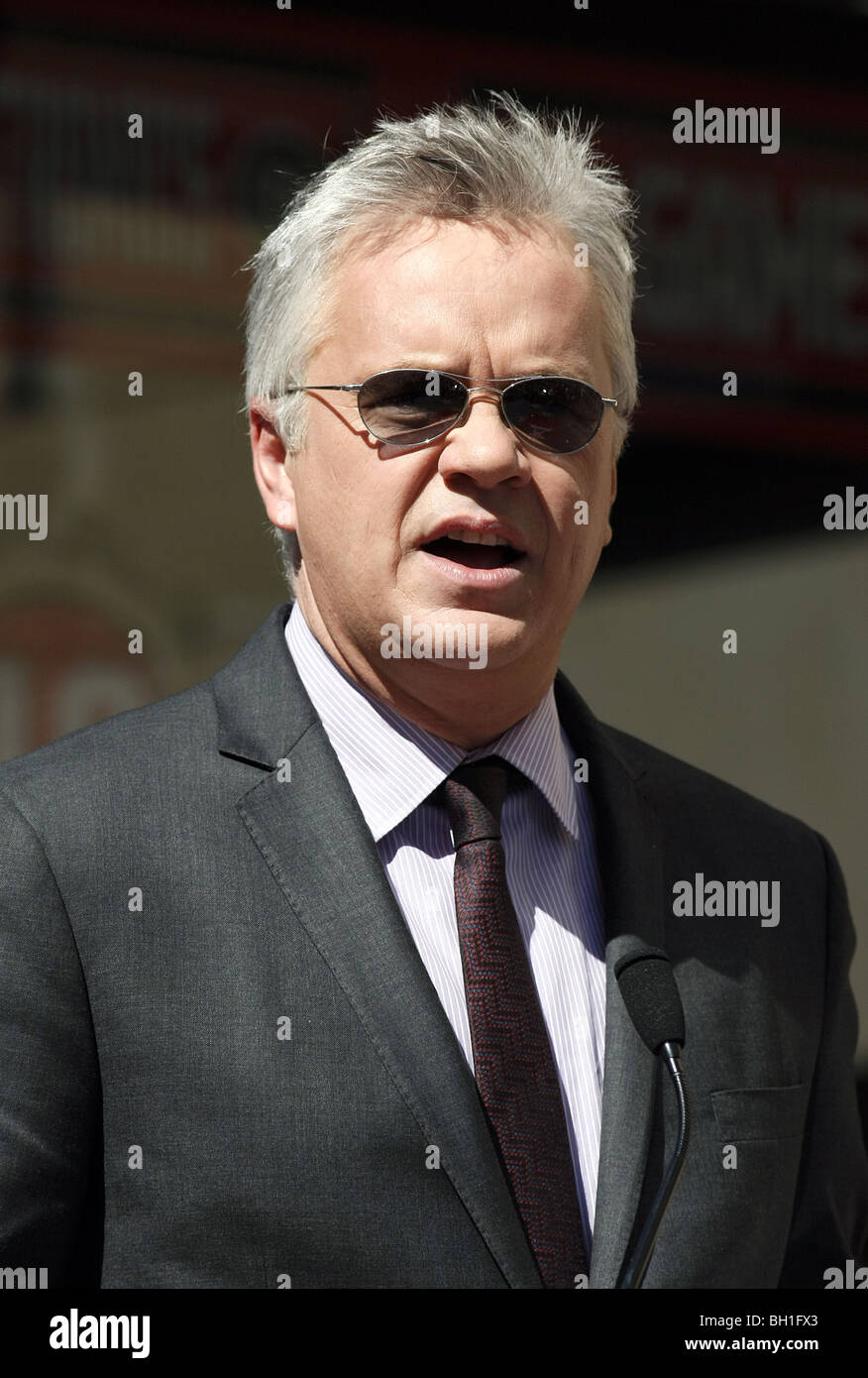 TIM ROBBINS ACTOR HOLLYWOOD LOS ANGELES CA USA 10/10/2008 Stock Photo ...