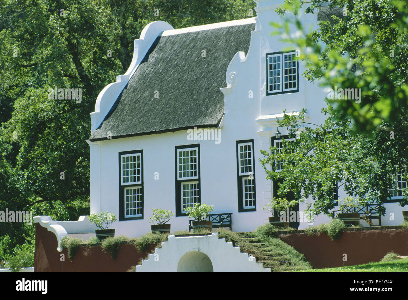 Manor house on the Rustenberg Estate, Stellenbosch, Western Cape, South ...