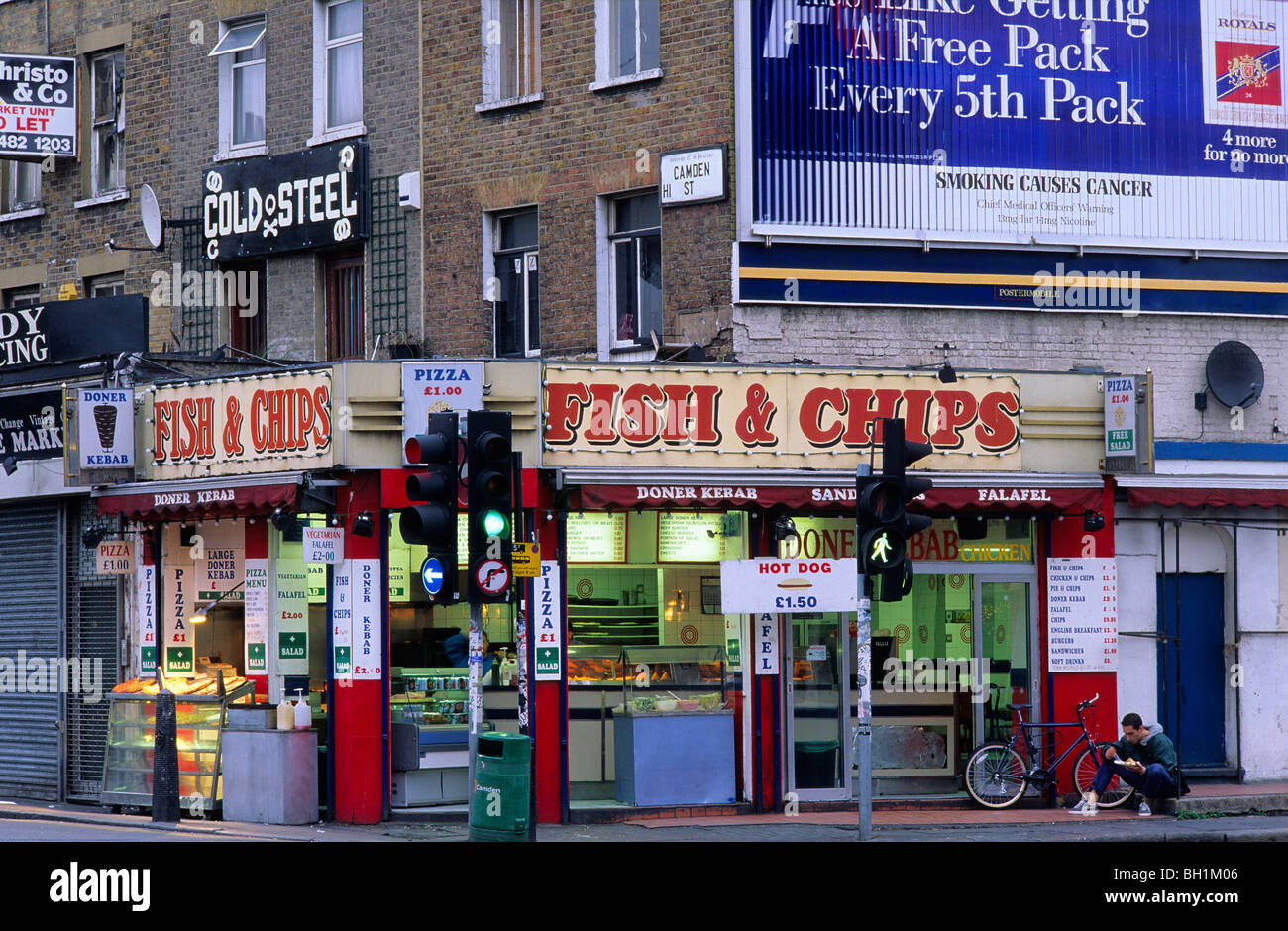 London fish and chips shop hi-res stock photography and images - Alamy